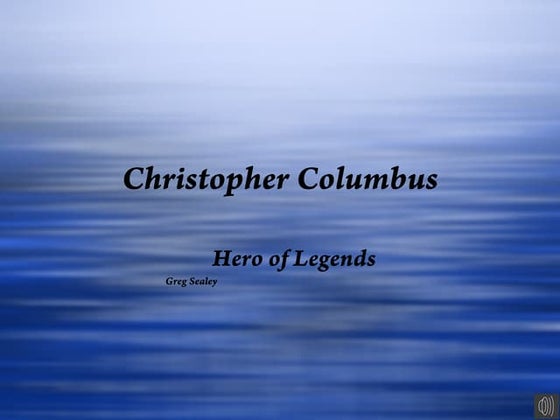 Christopher Columbus | PPT