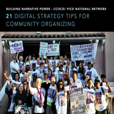 Building Narrative Power - 21 Digital Strategy Tips for Community ...