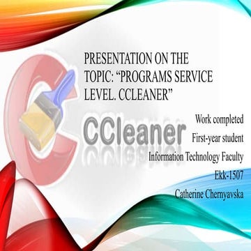 Ccleaner command | DOCX