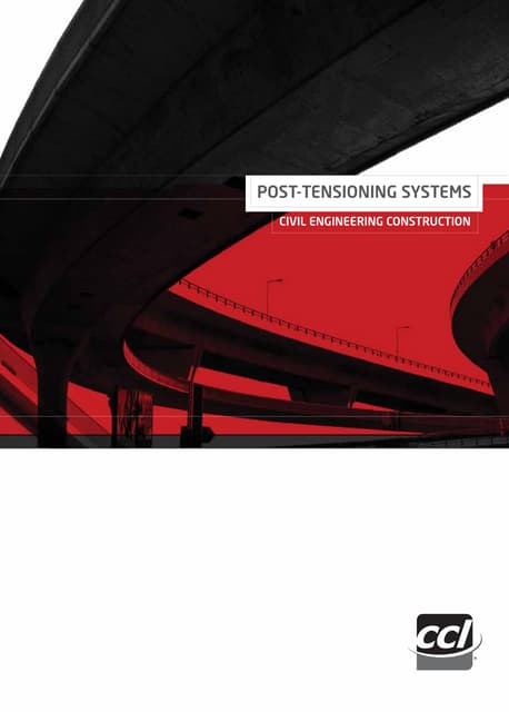CCL Post Tensioned Concrete Slab Brochure | PDF | Civil Engineering ...
