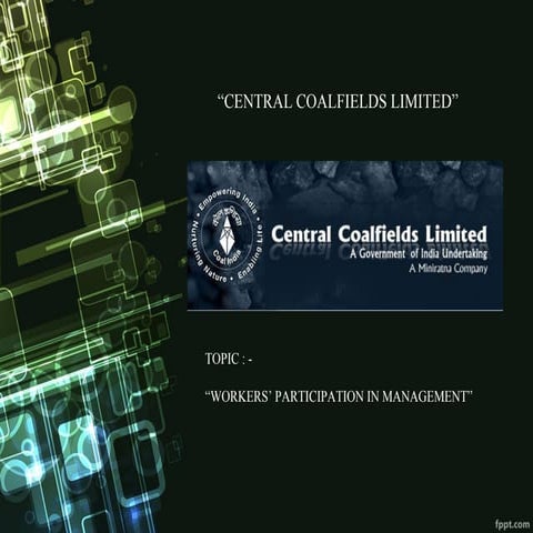 Presentation on Workers' Participation in Management at Central ...