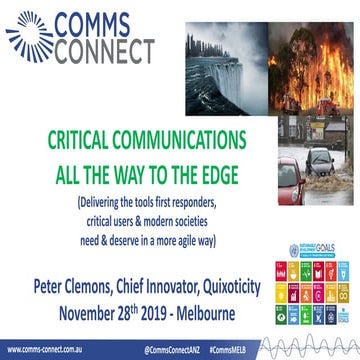 Ccm19 critical communications at the edge | PPT