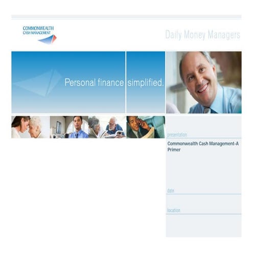 Commonwealth Cash Management - A Primer | PPT