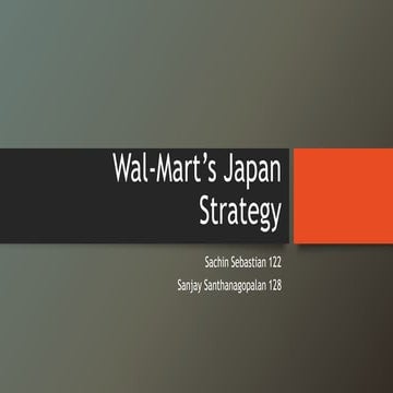 walmart japan | PPTX