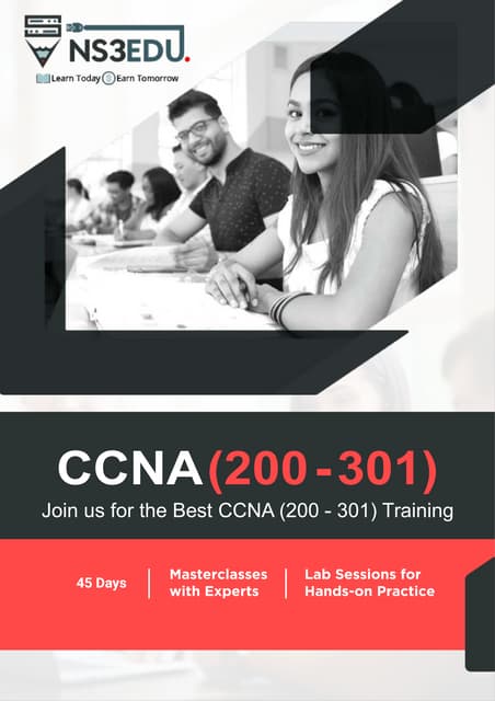 Embark On Your Networking Journey With The Best Ccna 200 301 Training At Ns3edu Pdf