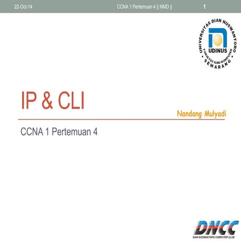 Ccna 1 pertemuan 5 | PDF