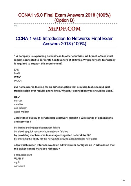 Ccna cheat sheet