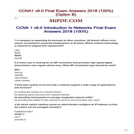 CCNA (200-301) Practice Exam (ENSA Questions And Answers, 45% OFF