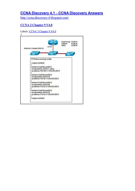 Ccna 4 Chapter 7 V4.0 Answers | PDF