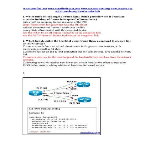 Ccna 4 chapter 3 v4.0 answers 2011 | PDF