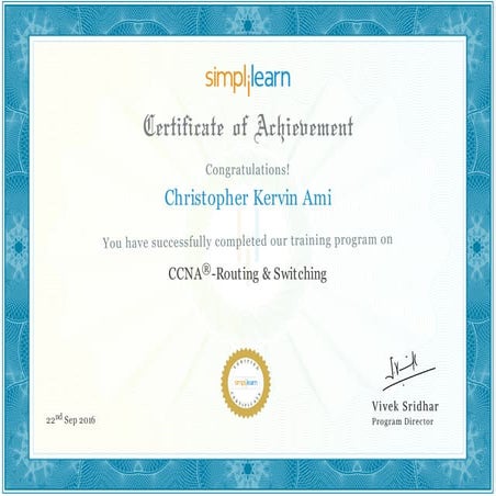 Ccna certificate | PPT