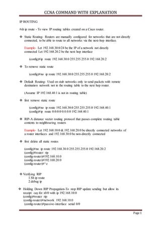 Cisco vs. huawei CLI Commands | PDF