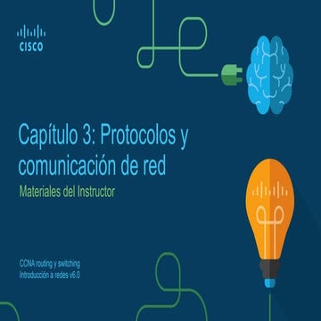 Modulo 3 de ccna 1 de Cisco sobre protocolos y modelos | PPTX