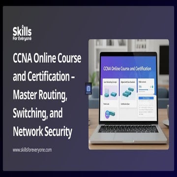 CCNA Online Course and Certification – Master Routing, Switching, and ...