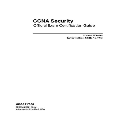 Ccna Security Official Exame Cetification Guide Pdf