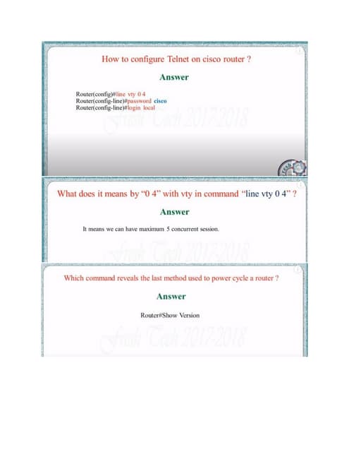 Ccna Viva Question Pdf