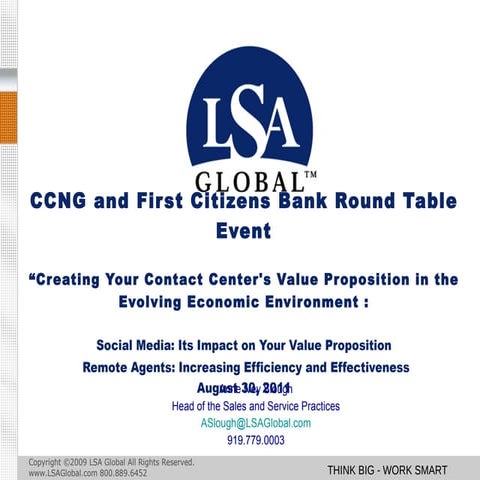 CCNG RoundTable | PPT