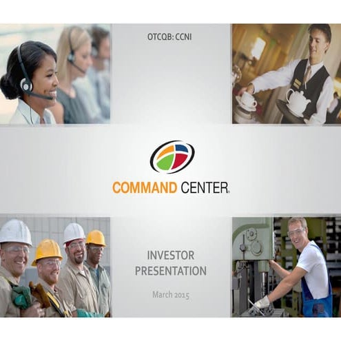Command Center - Investor Presentation | PDF