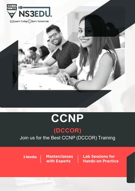 "Embark on Your Networking Journey with the Best CCNA (200-301) Training at Ns3Edu! | PDF