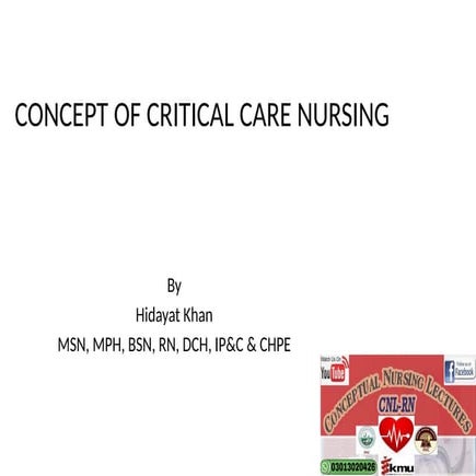 Nursing management of critically ill patient | PPTX