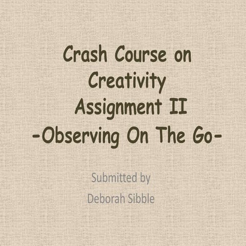 Ccoc 2012 assignment 2 deborah sibble | PPT