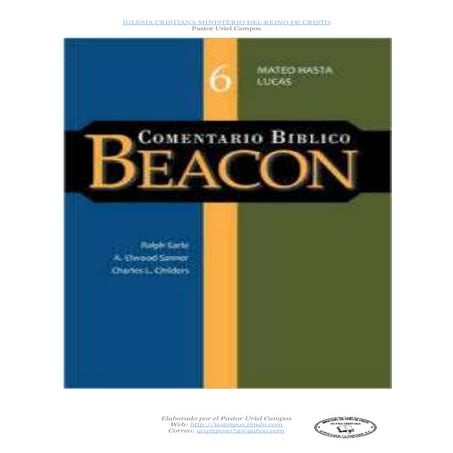Comentario Biblico Beacon Tomo 6 Mateo hasta Lucas.pdf