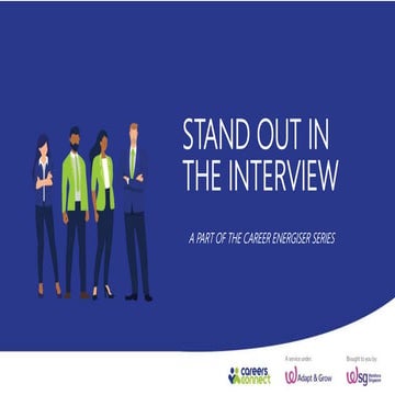 Stand Out in the Interview workshop | PPTX