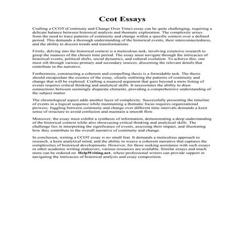 Ccot Essays. PPT - The Silk Road CCOT PowerPoint Presentation, free ...