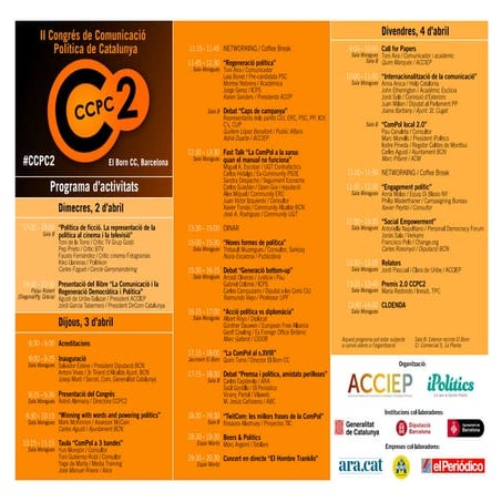 PROGRAMA #CCPC2 Català | PDF