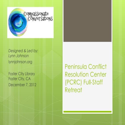 PCRC Full Staff Retreat 12.7.12