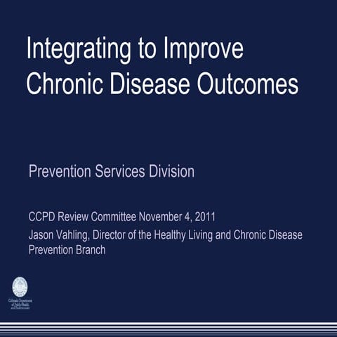 Ccpd presentation 11 4 2011 | PPT