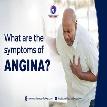 What are the symptoms of angina? | PPTX
