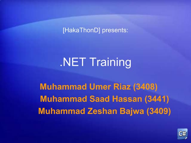 C Crystal Reports Ppt