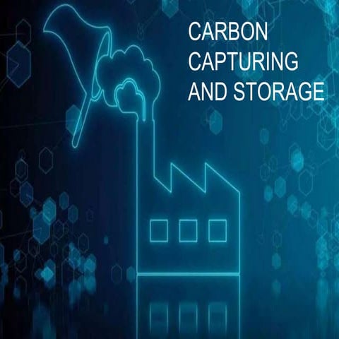 Carbon capture and carbon towers and storage | PPTX