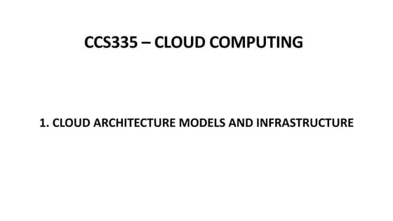 System Models For Distributed And Cloud Computing Ppt Computer Networking Computing