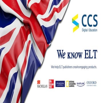 We help ELT publishers create engaging products. | PPT