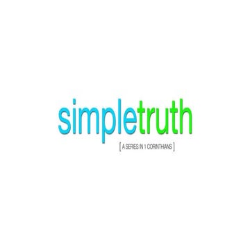 Simple Truth: An Army of One | PPT