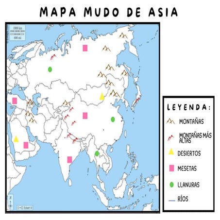 MAPAS DE ASIA .......................... | PPT