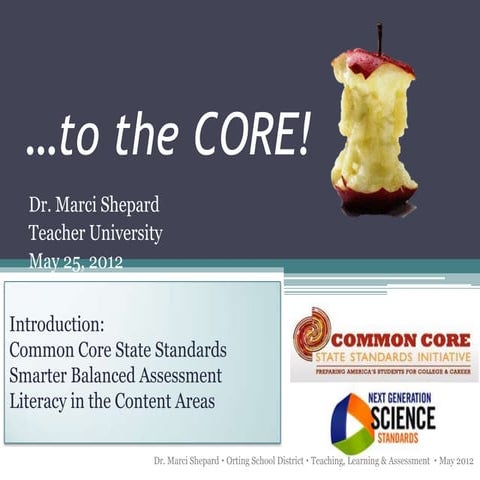 Common Core State Standards and Smarter Balanced Assessments | PPTX ...