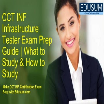 CCT INF Infrastructure Tester Exam Prep Guide What to Study & How to ...