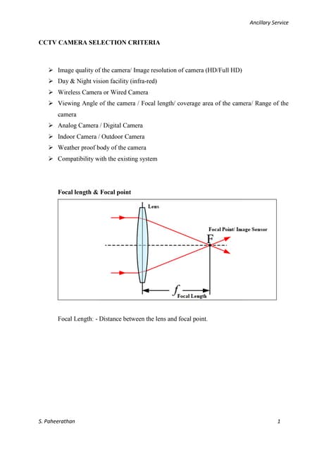 Types of cctv camera | PPTX