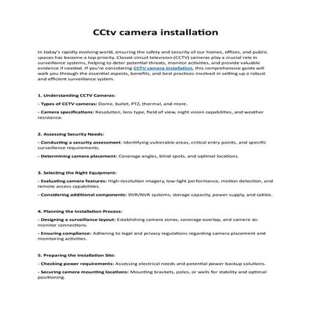 How to Install CCTV Camera Step by Step.pdf