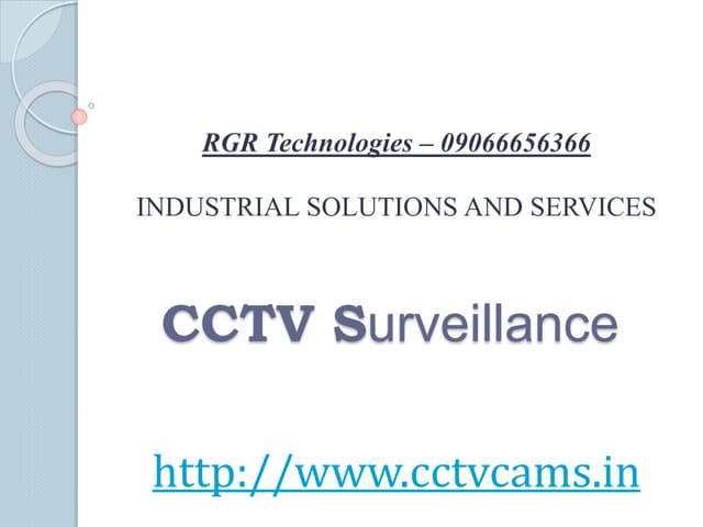 Cctv training manual | PDF