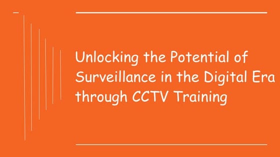 CCTV COURSE | PDF | Cameras and Camcorders | Consumer Electronics