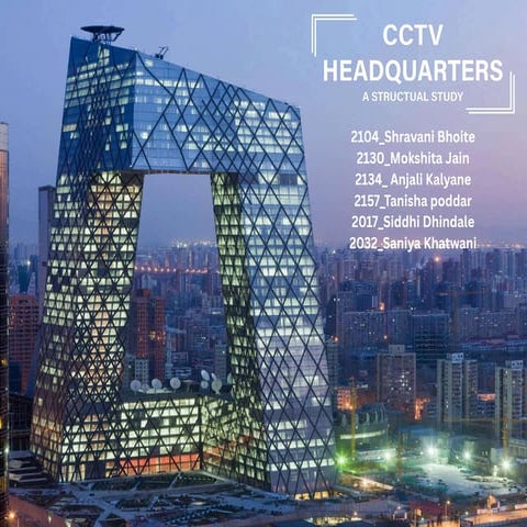 CCTV HEADQUARTERS- STRUCTURAL CASE STUDY | PDF