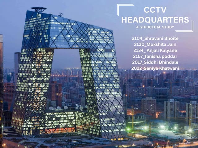 Cctv headquarters, beijing | PPTX