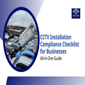 CCTV Installation Compliance Checklist for Businesses All-in-One Guide.pptx