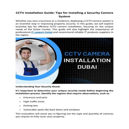 How to Install CCTV Camera Step by Step.pdf