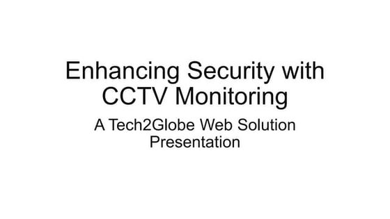 Proposal to supply, installation and testing of CCTV Camera | PDF | IT ...