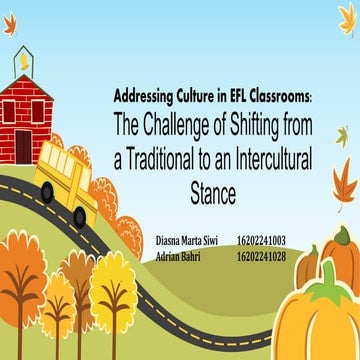 Addressing Culture in EFL Classrooms | PPTX